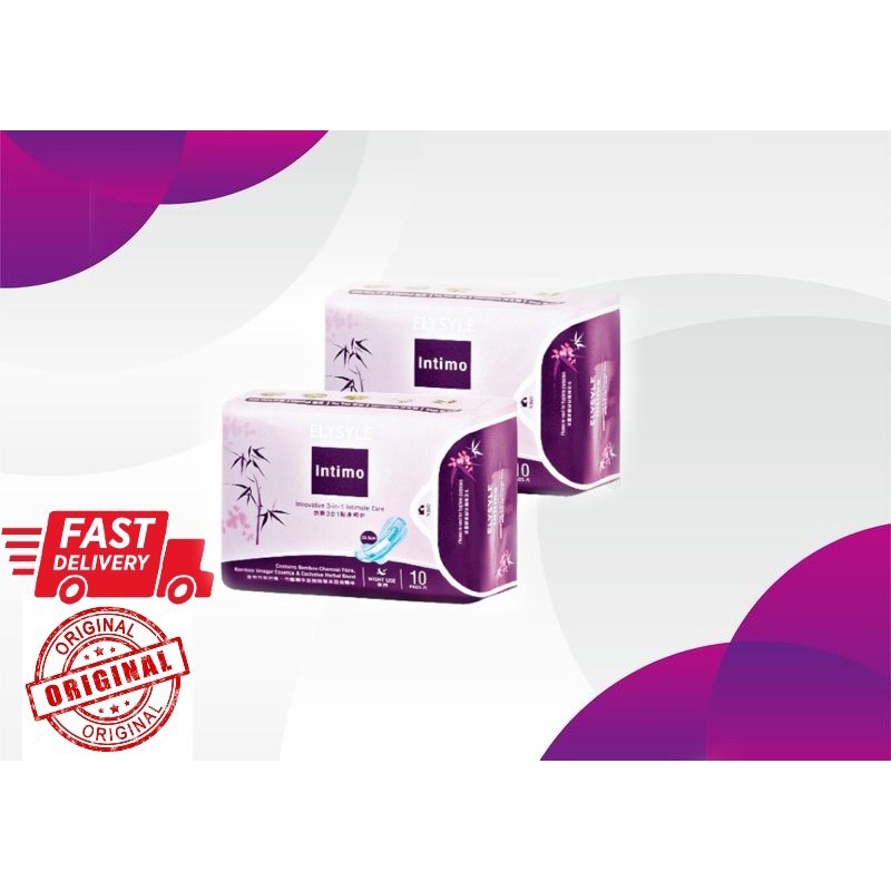 Elken Intimo Sanitary Napkin (Night Use) Intimo (Twin pack/ Single pack ...
