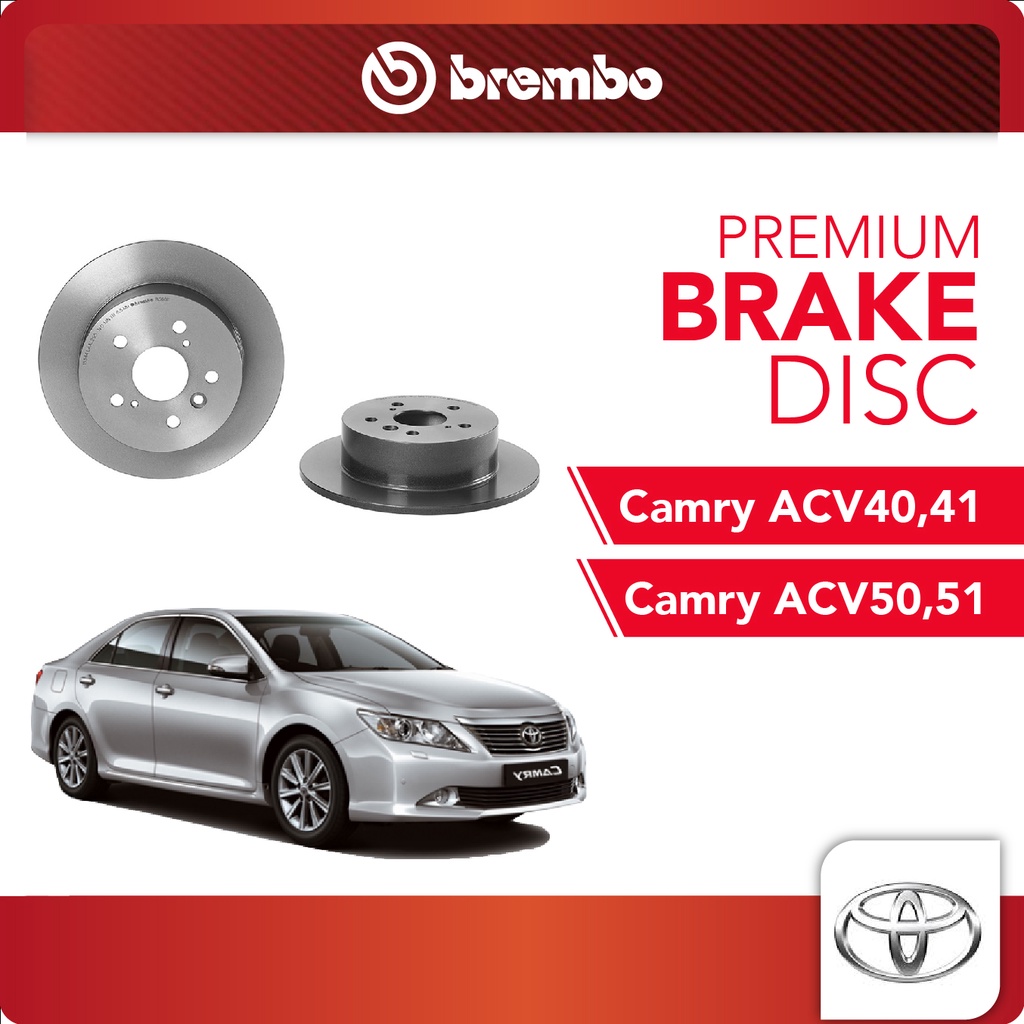 BREMBO Rear Discs (2pcs) - Compatible with TYT Camry'07 ACV40, 41 ...