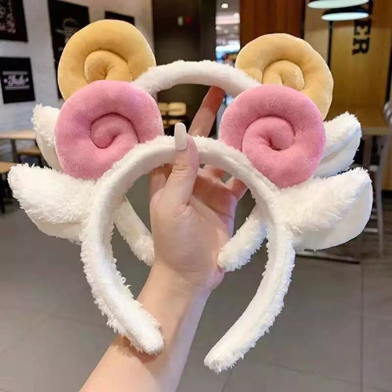 Headband Plush Adult Cute Fashion Kpop Korean Sheep Horn | Shopee Malaysia