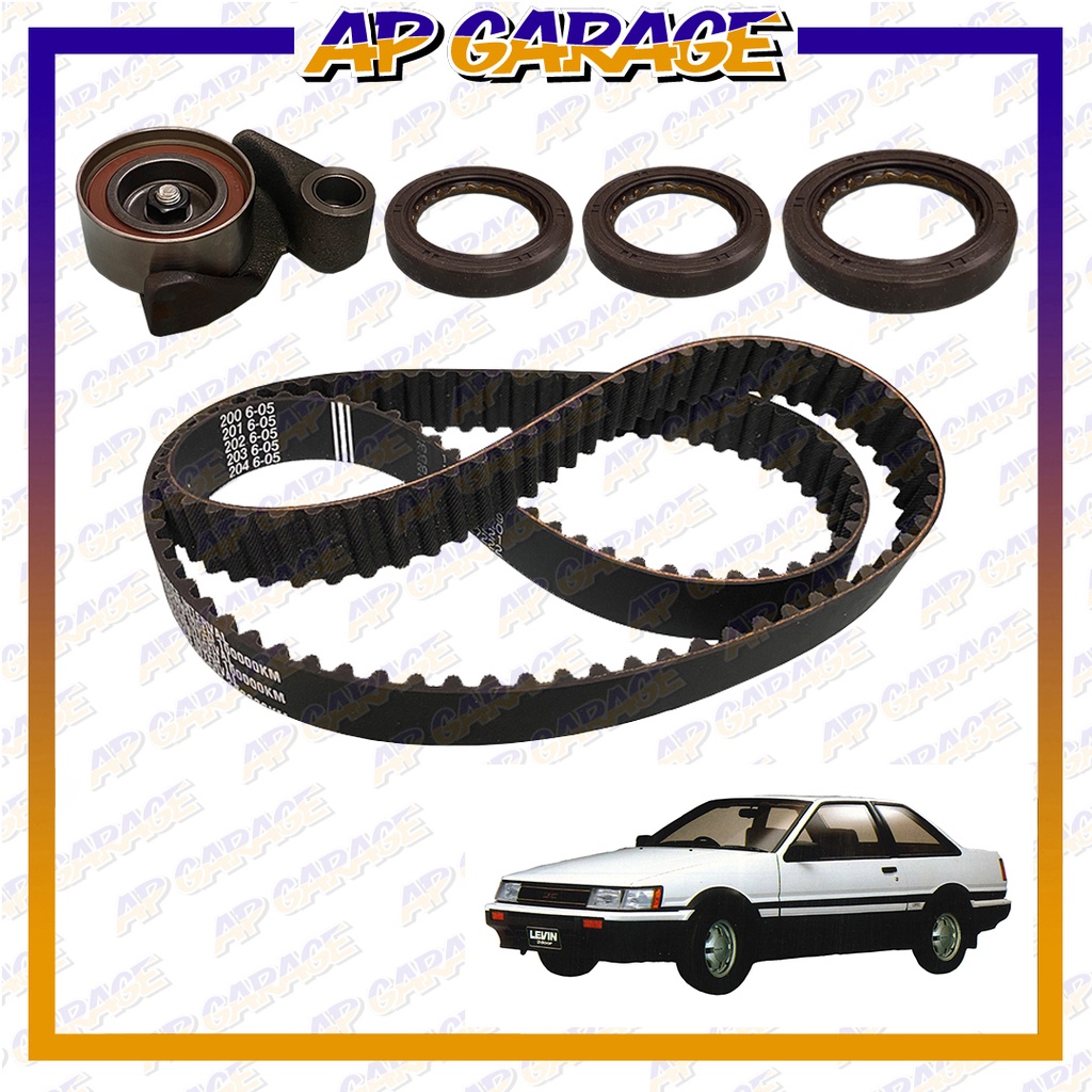 Toyota Levin Car Automotive Timing Belt Rubber Kit Set Engine 4AGE (20 ...