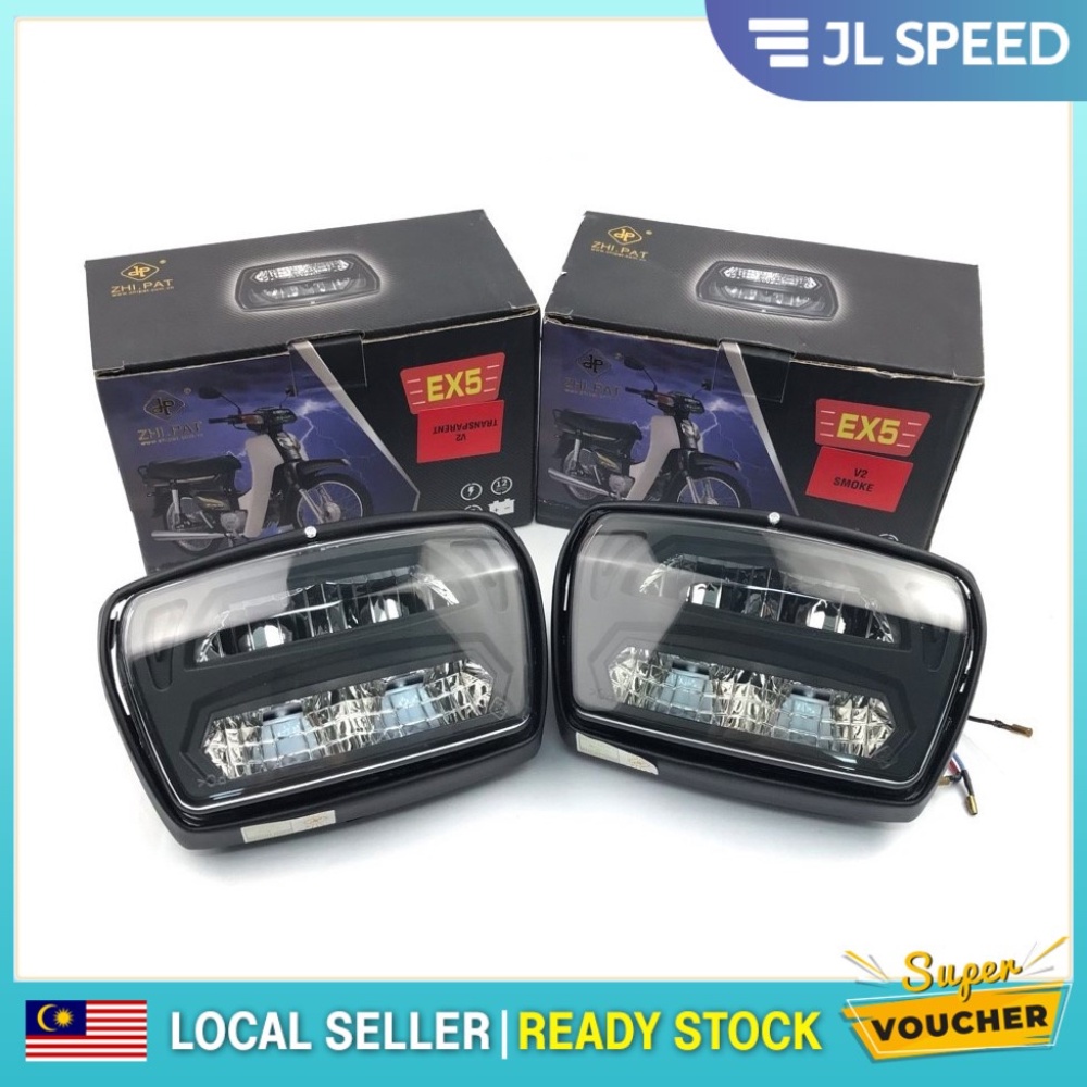 HONDA EX5 HI POWER EX5 DREAM LED HEAD LAMP ASSY HEAD LIGHT LAMPU DEPAN ...