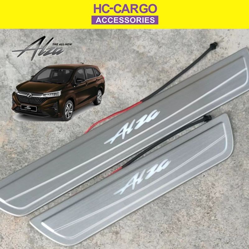 Vemart Perodua alza 2022 car door sill plate side step led alza new ...