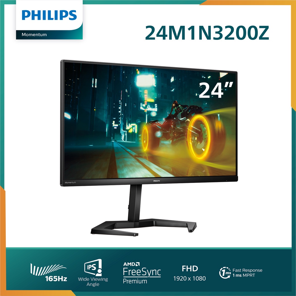 PHILIPS 24M1N3200Z 23.8" 165Hz / 272M8 27" / 242M8 24" FHD 144HZ 1MS ...