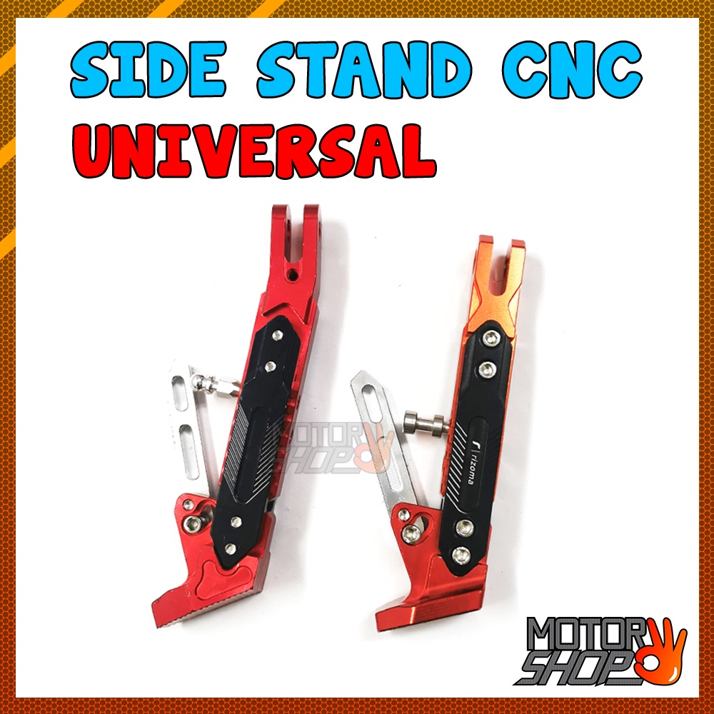 UNIVERSAL SIDE STAND CNC ADJUSTABLE YAMAHA HONDA Y16ZR Y15ZR LC135 ...