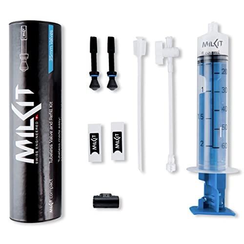 MILKIT COMPACT TUBELESS INJECTOR KIT WITH 35MM VALVES AUTHENTIC ...