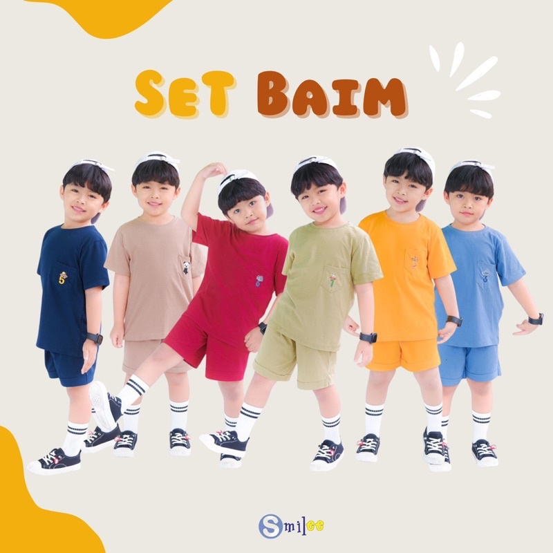 Baim SMILE SET 1-5T | Shopee Malaysia