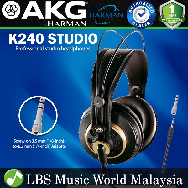 AKG K240 Studio Semi Open Pro Studio Headphones Over Ear Design (K 240 ...