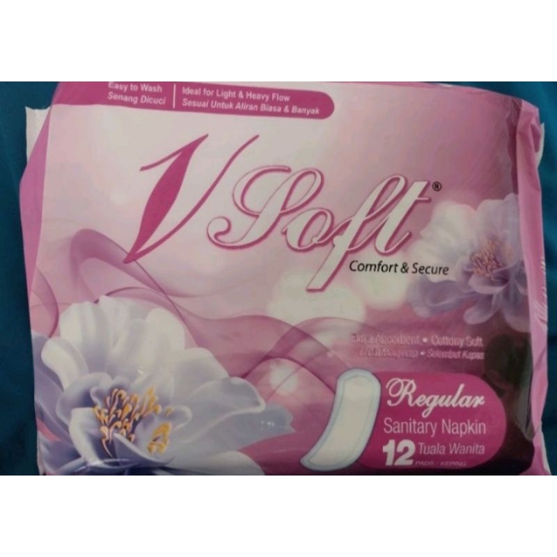 Sanitary Napkin VSoft Comfort & Secure(6 Pck) | Shopee Malaysia