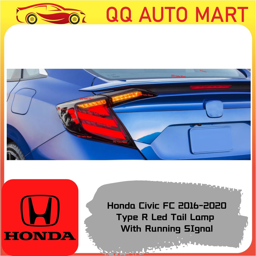 Honda Civic FC 2016-2020 Type R Mugen Led Tail Lamp With Running SIgnal ...