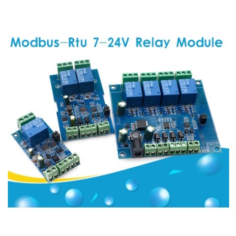 Modbus RTU 1/2/4 Channel 7-24V Relay Module Switch Modbus RTU | Shopee Malaysia