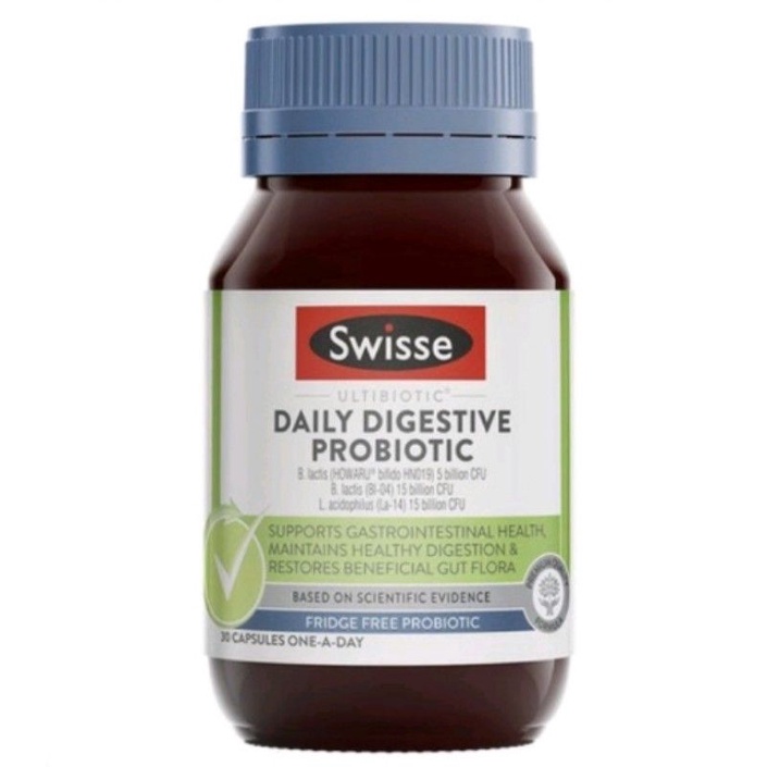 Swisse Daily Digestive Probiotic 30 Capsules | Shopee Malaysia