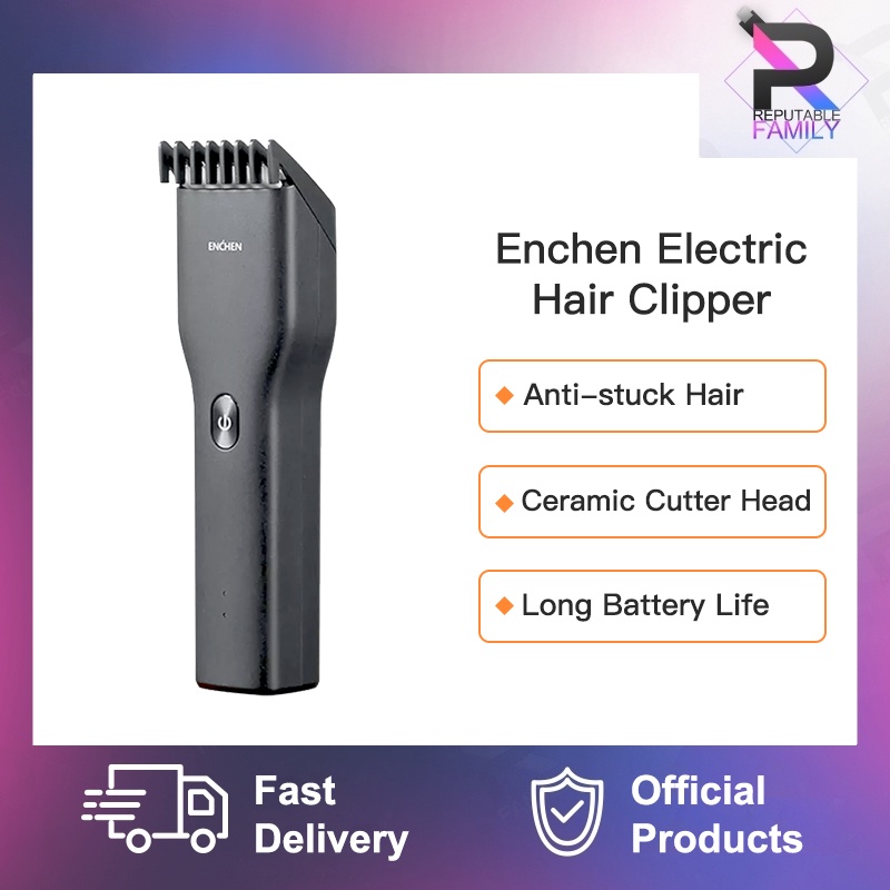 Enchen Electric Hair Clipper Professional Trimmer USB Ceramic Hair ...