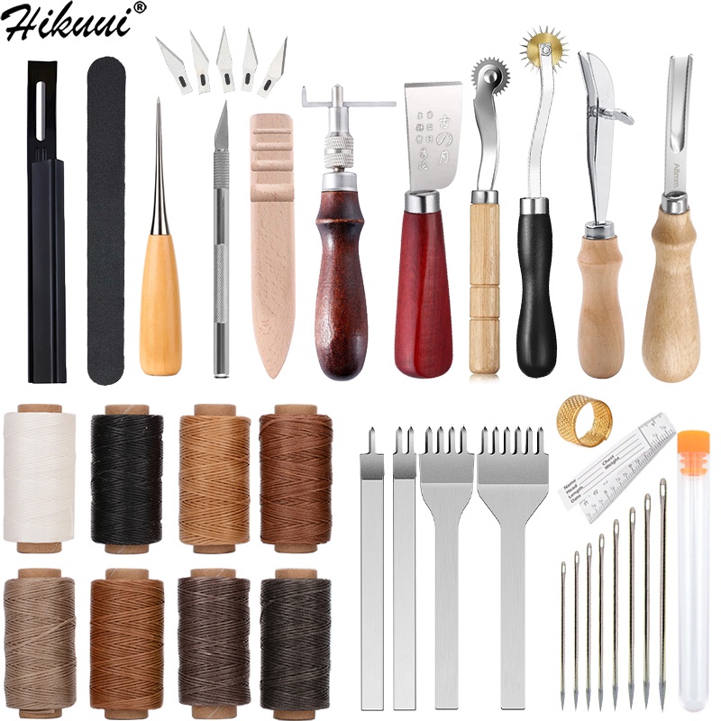 39Pcs Leather Sewing Tools Set For Leather DIY Craft Handmade Stitching ...