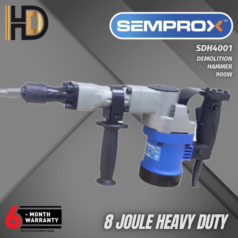 SEMPROX Heavy Duty Demolition Hammer 900W / SEMPROX SDH4001 Heavy Duty ...