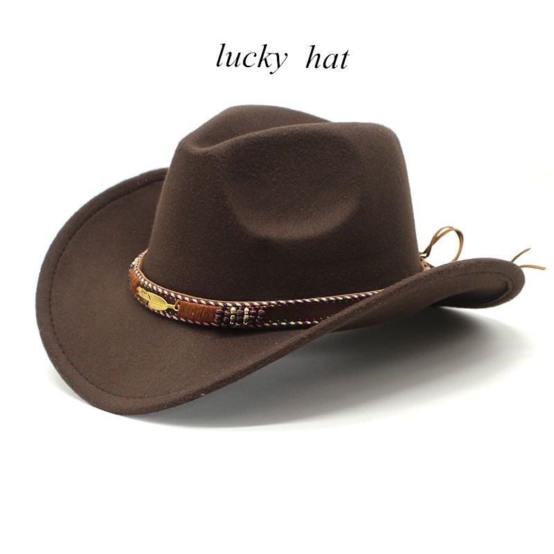 New Tibet Top Hat Gaya Minoriti Bulu Logam Lelaki Koboi Barat S Dan ...