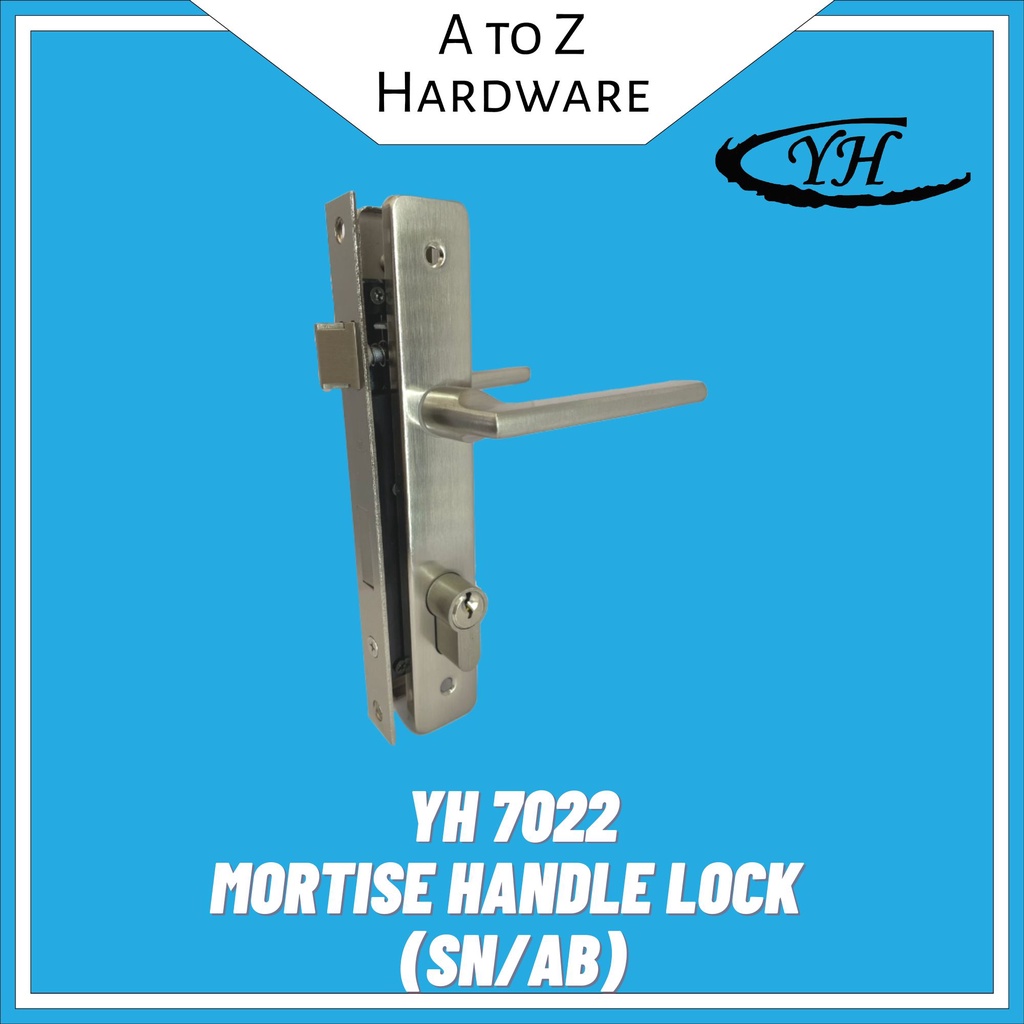 YH Mortise Handle Lock Italy 7022 [SN/AB] [AtoZ] | Shopee Malaysia