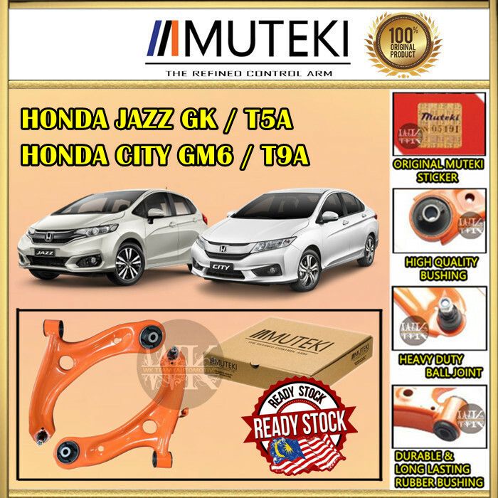 Heavy Duty Muteki Lower Arm Honda City GM6 T9A Jazz GK T5A City GN2 ...