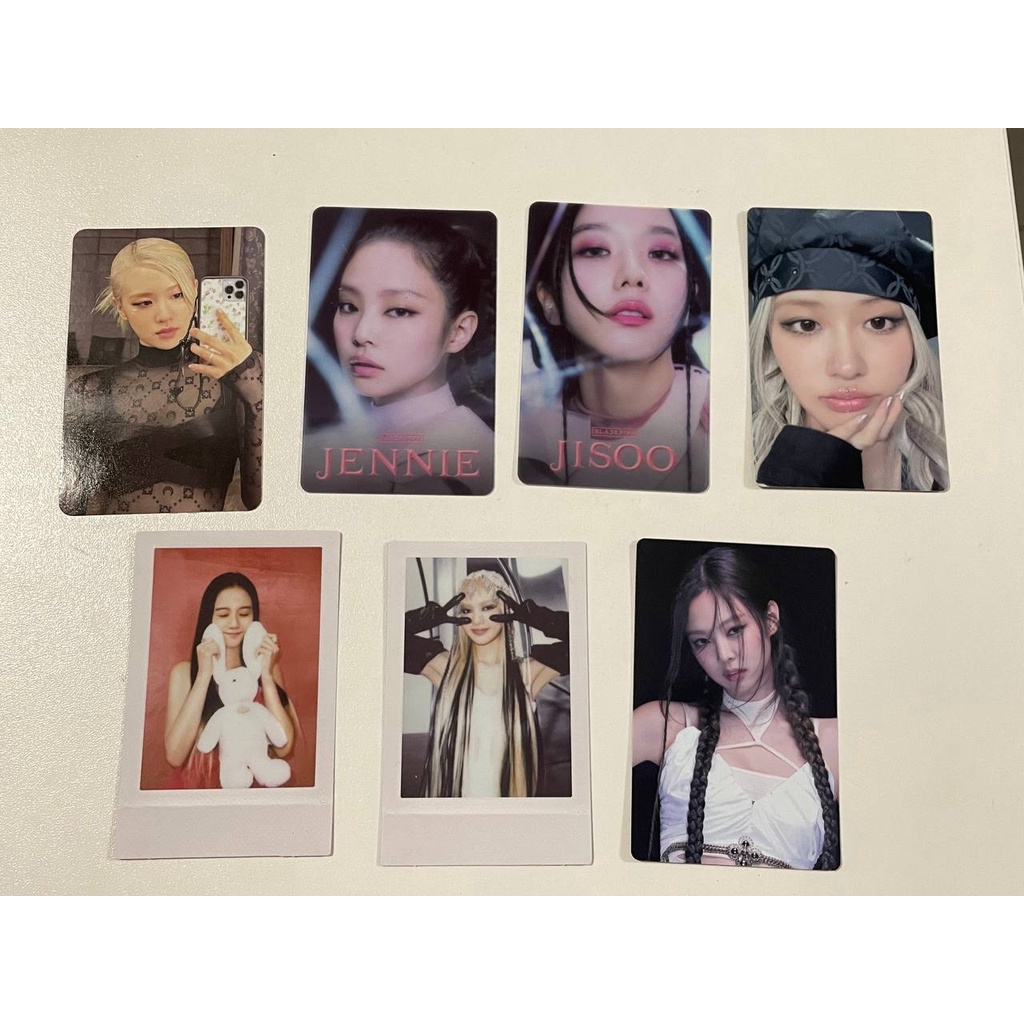 BLACKPINK Second Album BORN PINK official photocard + polaroid | Shopee Malaysia