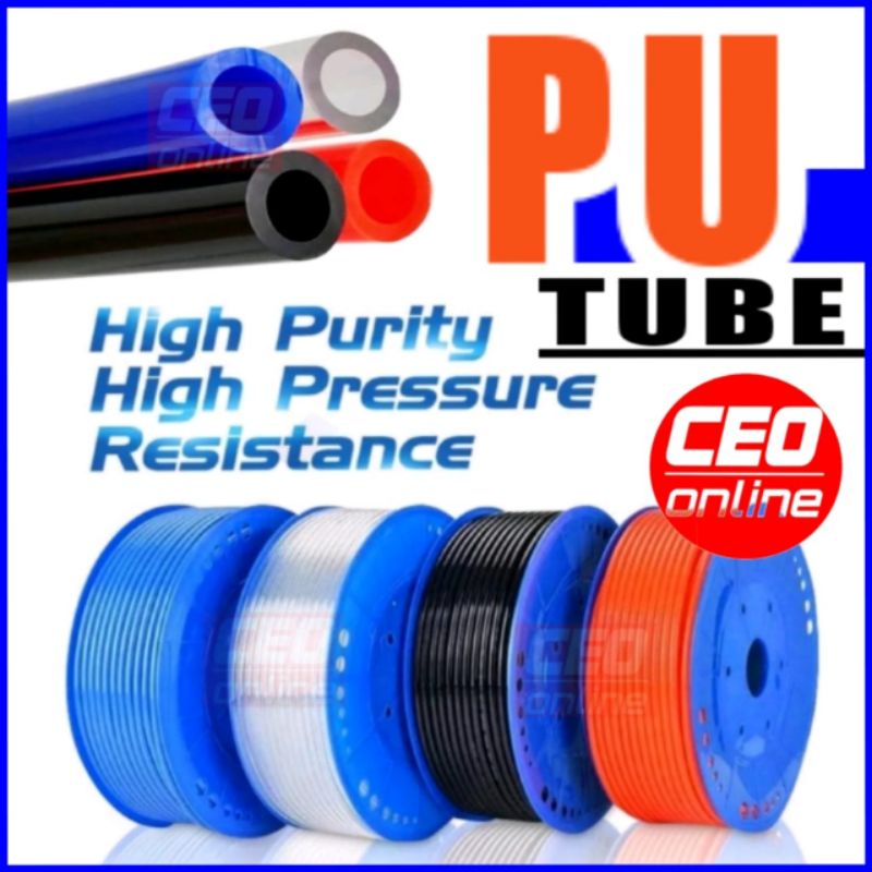CEO 🇲🇾 Pneumatic PU Tube Pipe Hose Water Gas Polyurethane 4mm 6mm 8mm ...