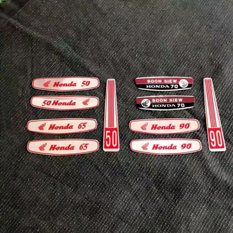 STICKER TANK EMBLEM LOGO HONDA C50 C65 C70 C90 | Shopee Malaysia