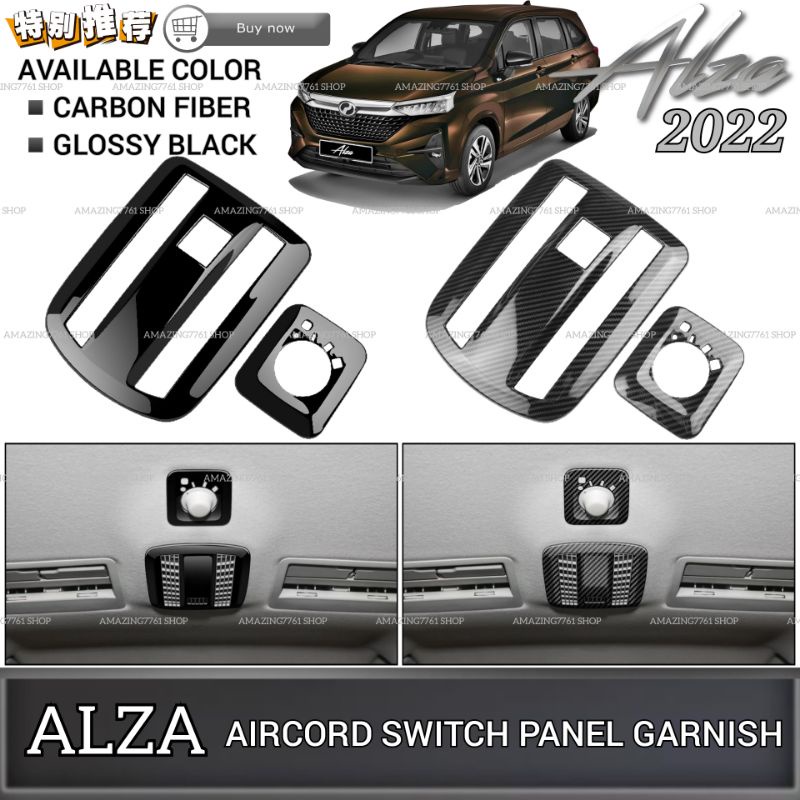 AMAZING PERODUA NEW ALZA 2022-2024 CAR REAR AIR COND SWITCH COVER ...