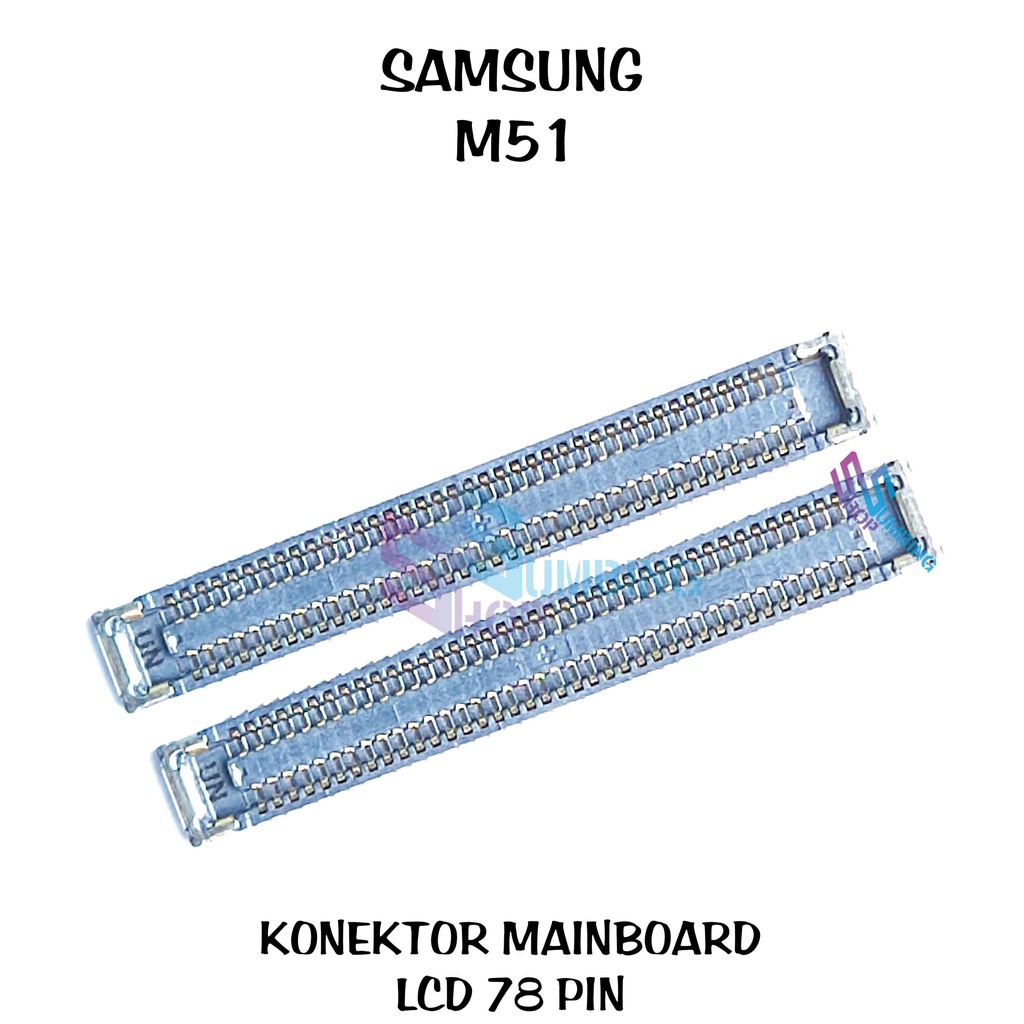 Samsung M51 Mainboard Connector 78 Pin Lcd FPC Mainboard Socket ...