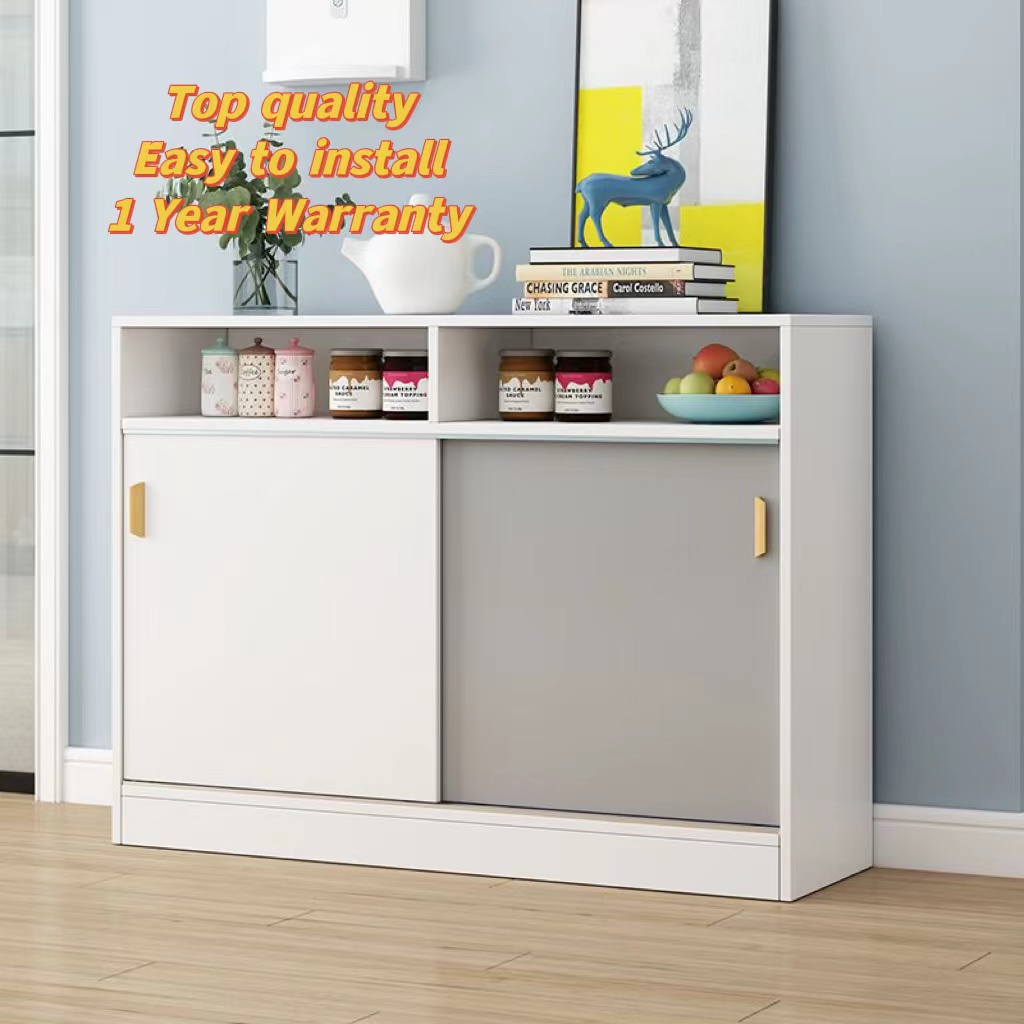 New Sliding door sideboard modern minimalist kitchen multi-functional ...