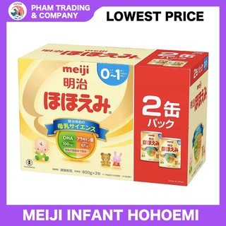 Meiji Infant Hohoemi Milk Powder 800g×2 【Lowest price】【Direct from ...