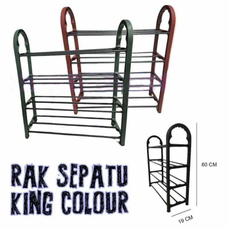 Elco Plastic 4-tier Shoe Rack/4-Tier Trash Can | Shopee Malaysia