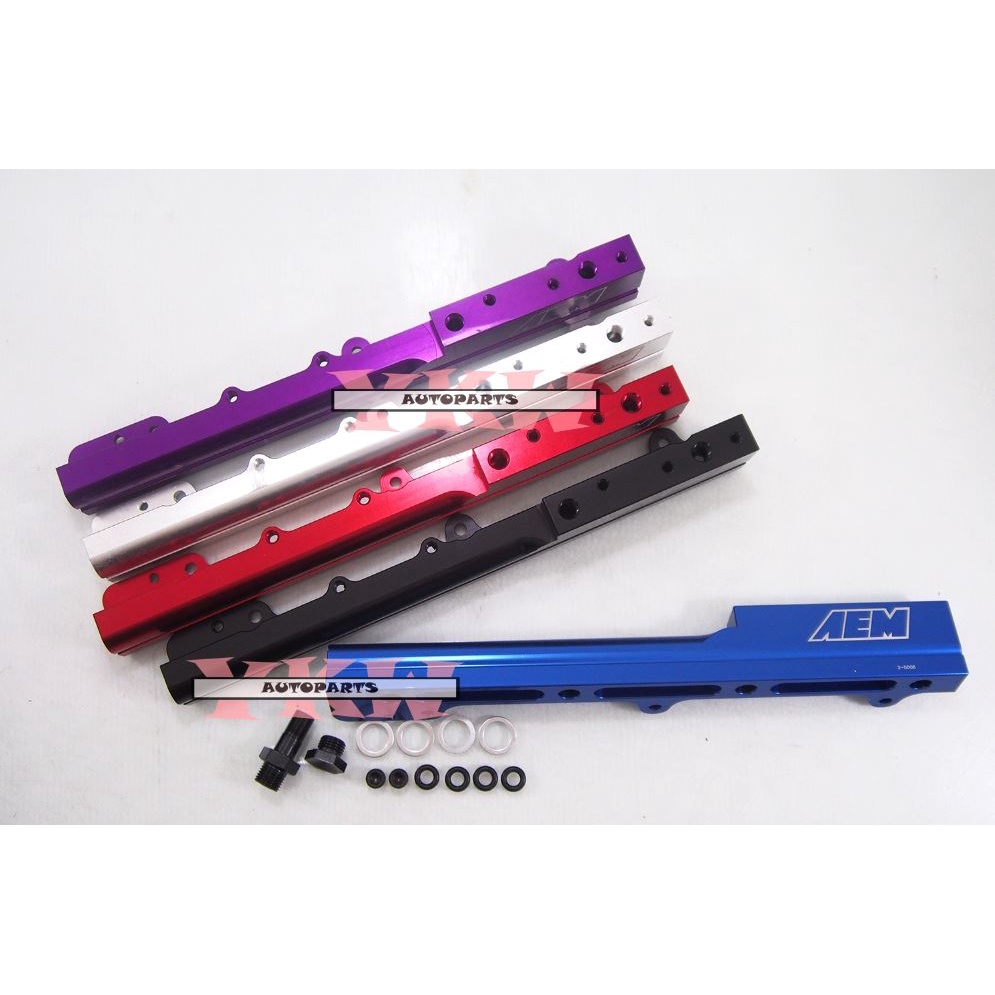 AEM High Volume FUEL RAIL Honda Acura CIVIC INTEGRA TYPE R B16 B16A ...