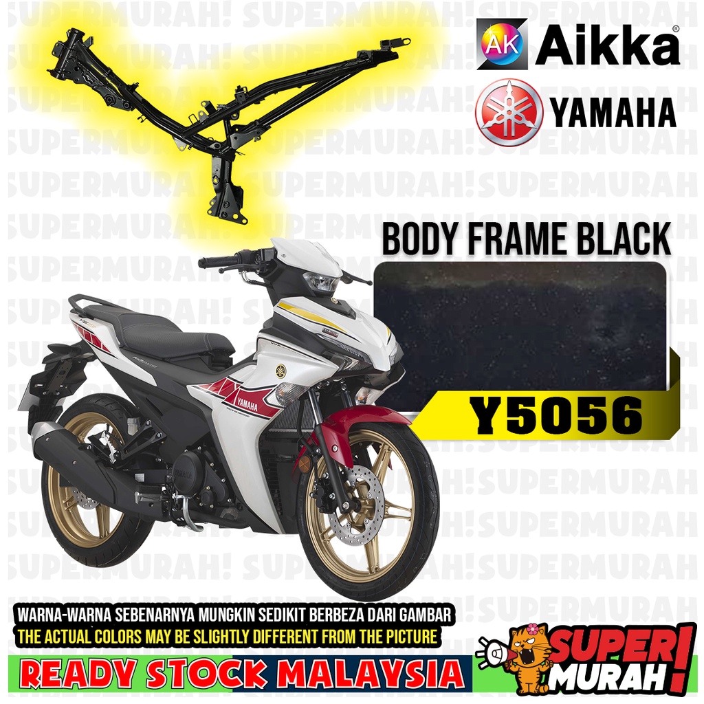 AIKKA Y5056 Body Frame Black YAMAHA Y15/LC/125Z Hitam Rangka 2K ...