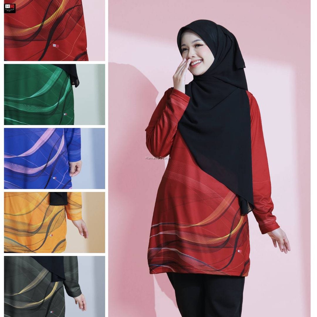 TSHIRT JERSEY MUSLIMAH HUMAIRA DESIGN : NANAMI (SIZE S - 3XL) | Shopee ...