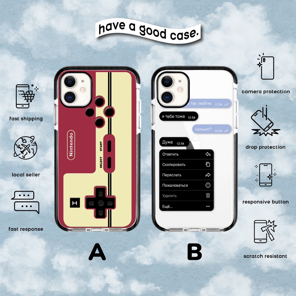GAME BOX & MESSAGE TEXT DESIGNATED Bumper Casing Phone Case 6 until 12 ...