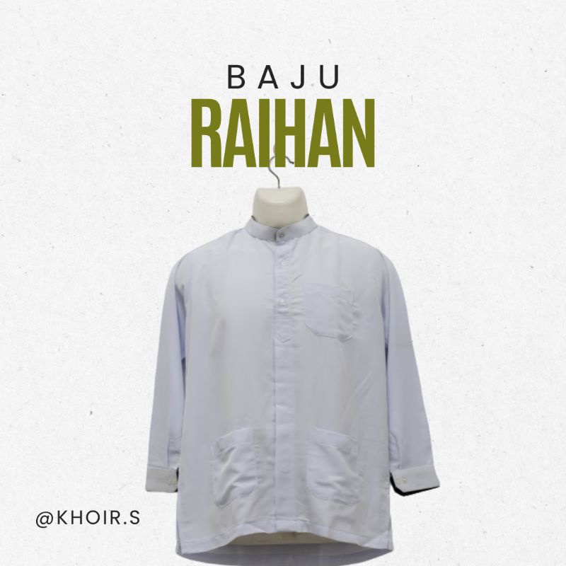 BAJU RAIHAN PUTIH Khoir's | Shopee Malaysia