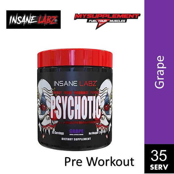 Insane Labz Psychotic Pre Workout 35 Servings | Shopee Malaysia