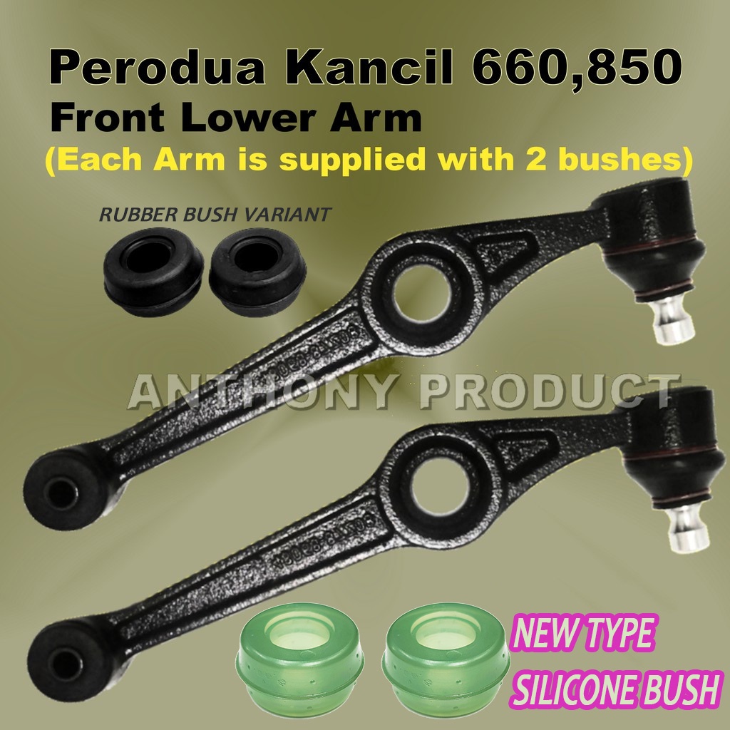 Perodua Kancil Front Lower Arm Suspension Control Arms With Silicone ...
