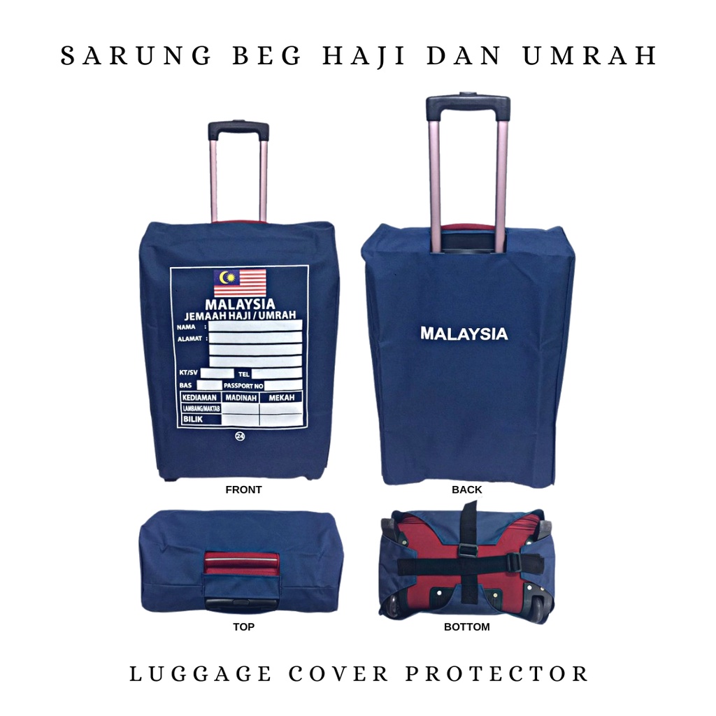 Sarung Beg Haji Umrah/ LUGGAGE PROTECTOR | Shopee Malaysia