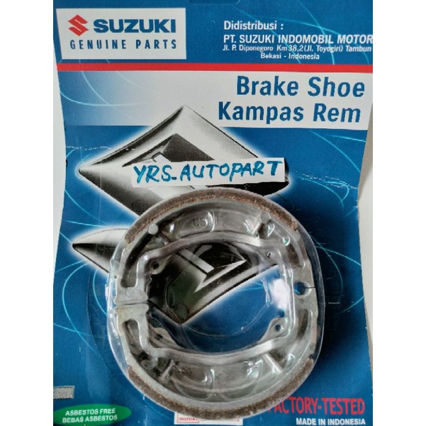 Original Suzuki satria 2 stroke Shogun 125 smash rear brake pads ...
