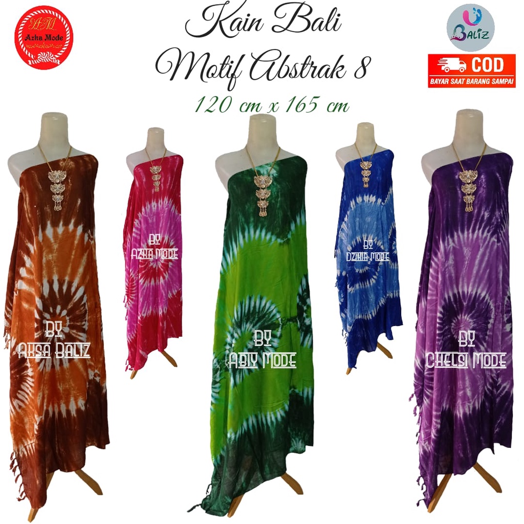 KATUN HIASAN DINDING Bali Beach Fabric - New Standard Abstract 8 Motif ...