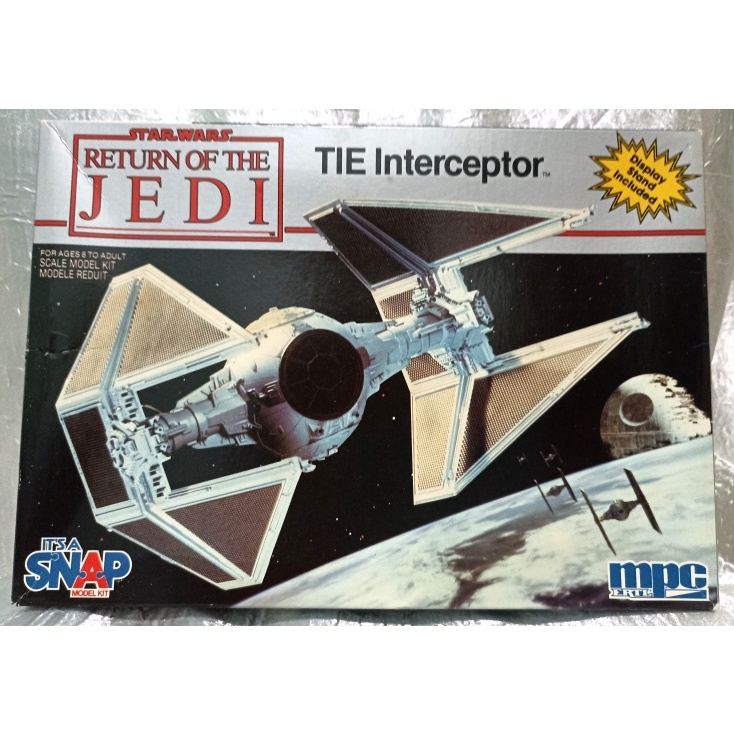 [Free shipping] MPC Star Wars Return Of The Jedi TIE Interceptor 1/51 1 ...