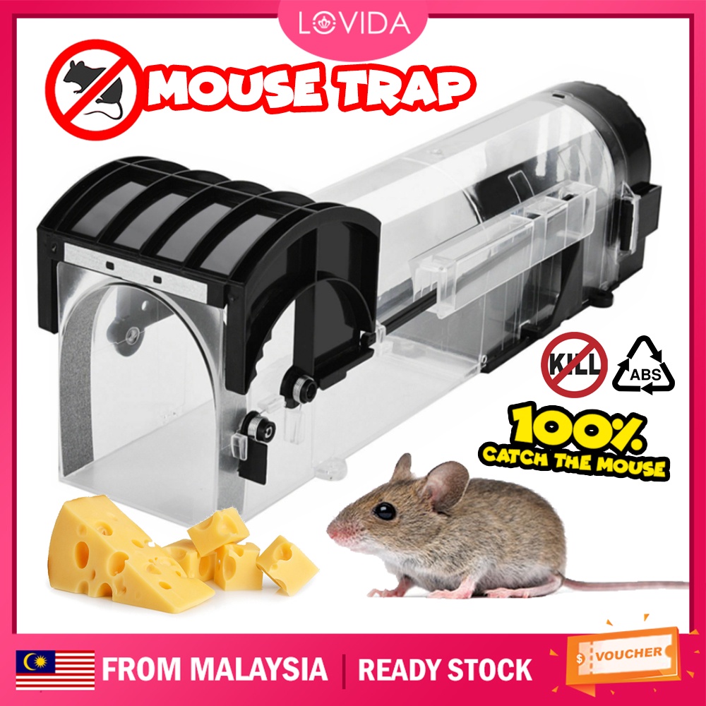 LOVIDA Mouse Trap Rodent Pest Control Humane Catch Safe Quick Effective ...