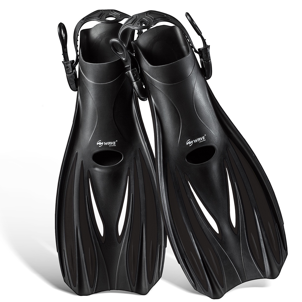 WAVE Snorkel Fins, Diving Fins Swim Fins Short Swim Flippers for ...