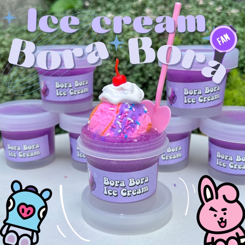 BTS Bora Slime Popsicle Soft And Fluffy Free Of Harmful Substances ...