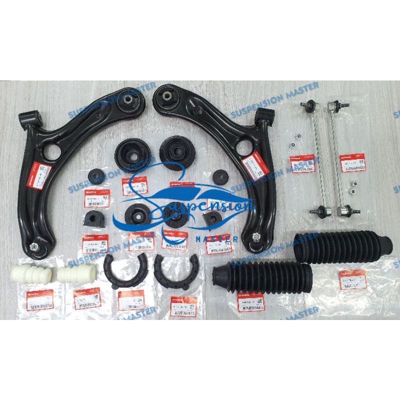 18 IN 1 SET -FRONT LOWER ARM/ABSORBER MOUNTING/COIL SPRING RUBBER/SET ...