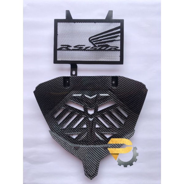 HONDA RS-X 150 SET PACKAGE 2 IN 1 RADIATOR COVER + ENGINE COVER RSX150 ...