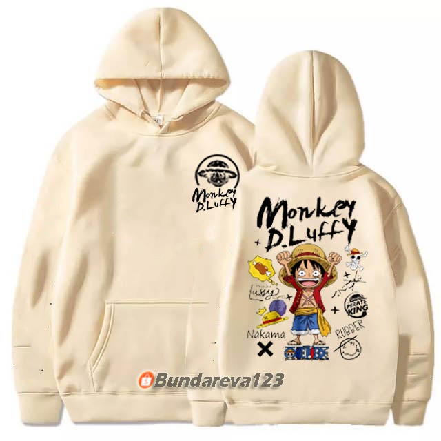 One Pice Monkey D Luffy Anime Hoodie Jacket/One Piece Anime Sweater ...