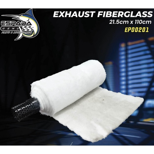 ESPADA RACING exhaust fiber for silencer Kapas ekzos glass fibre ...