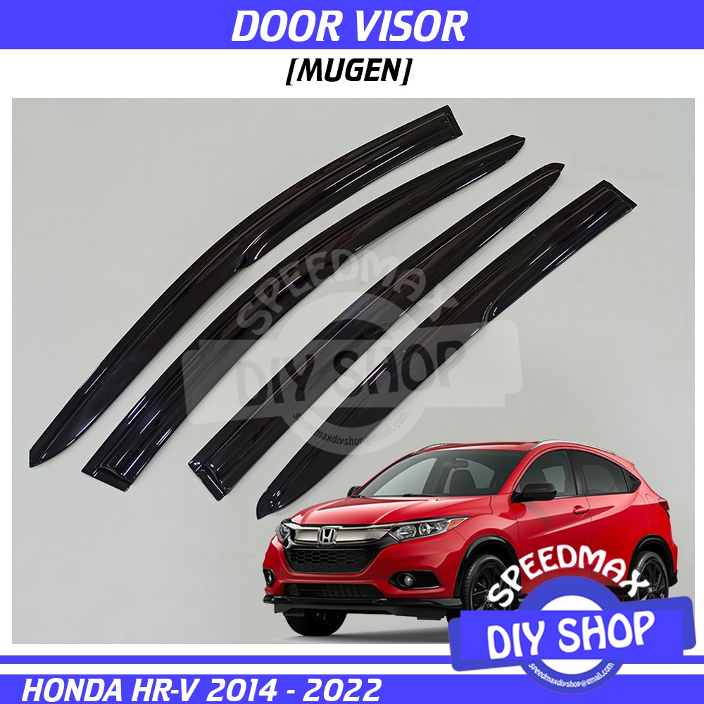 Honda HR-V Door Visor Mugen HRV RU 2014 2015 2016 2017 2018 2019 2020 ...