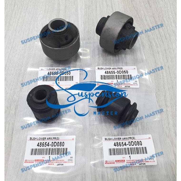 4 IN 1 SET - FRONT LOWER ARM BUSH - TOYOTA VIOS NCP42(2002-2007) / NCP93 (2008-2012) | Shopee ...