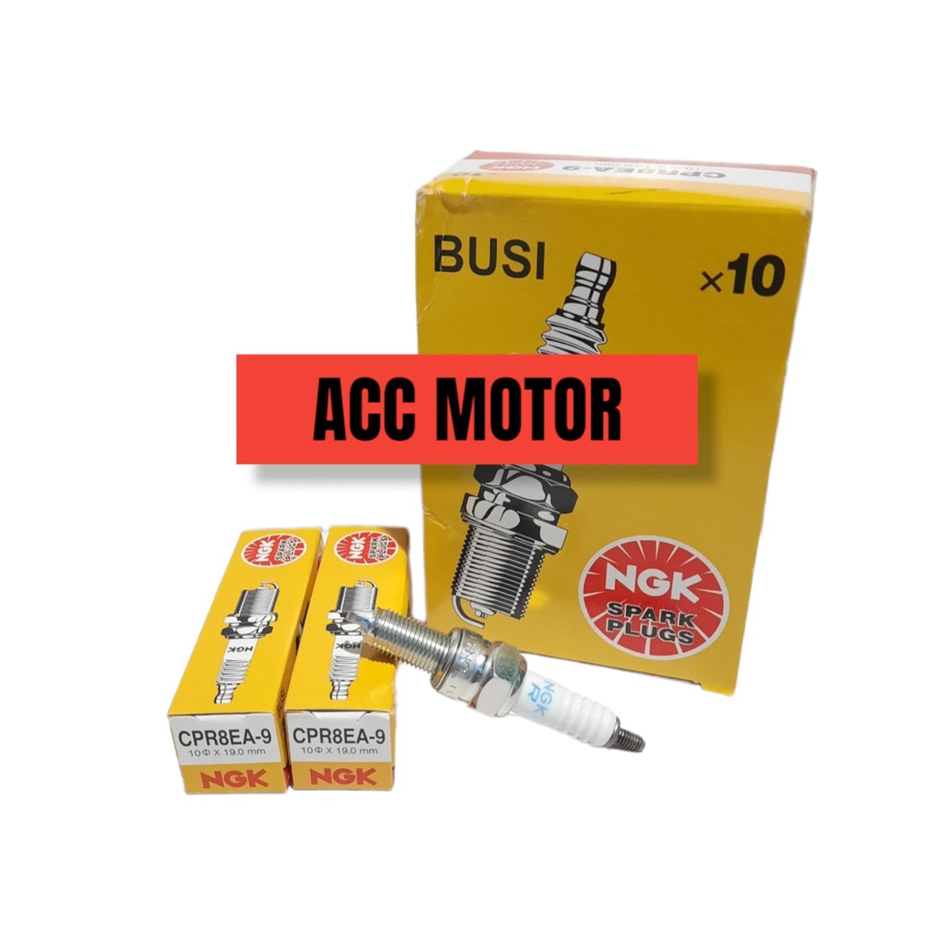 Original NGK CPR6EA-9 Resistor Motorcycle Spark Plugs | Shopee Malaysia